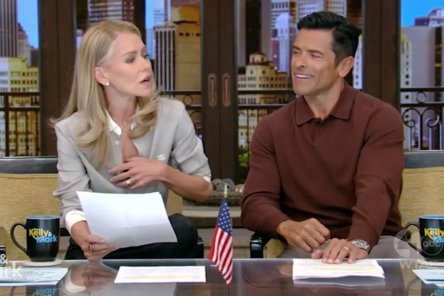 Kelly Ripa calls out viewers who dislike her talking about her bra on ...