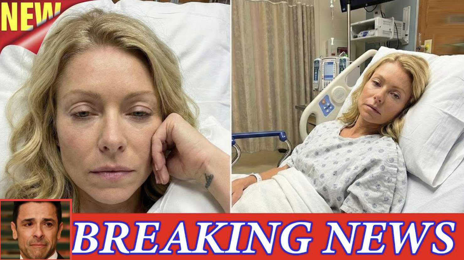 SAD NEWS!😭 “Kelly Ripa RUSHED to ICU – Shocking CANCER Update SHOCKS ...